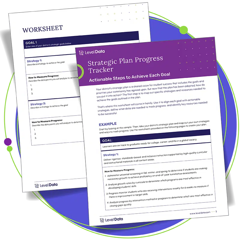 [Free Worksheet] Strategic Plan Progress Tracker - Level Data